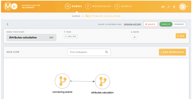 Delete data after execution as a default, you can manually enable this feature through ticking ...